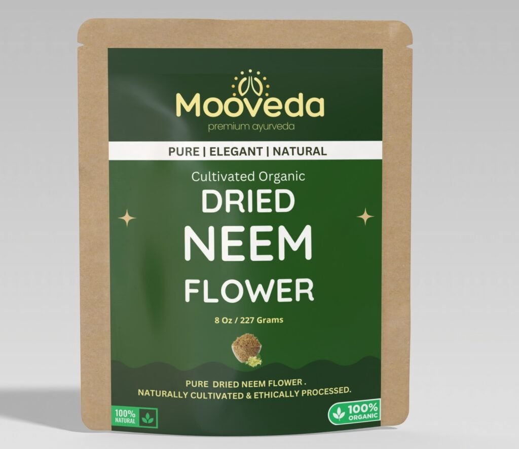 Natural Dried Neem Flowers (Azadirachta indica) - Mooveda