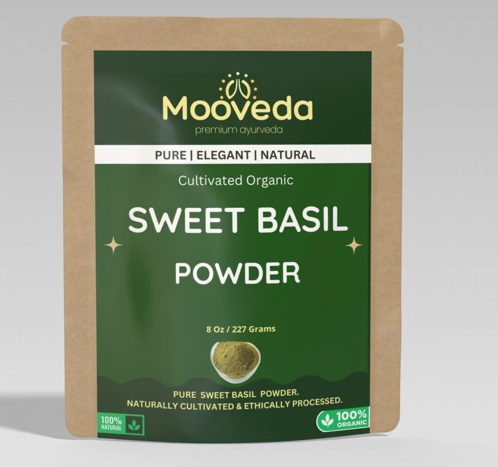 Sweet Basil Powder / Thiruneetru Pachilai - Mooveda
