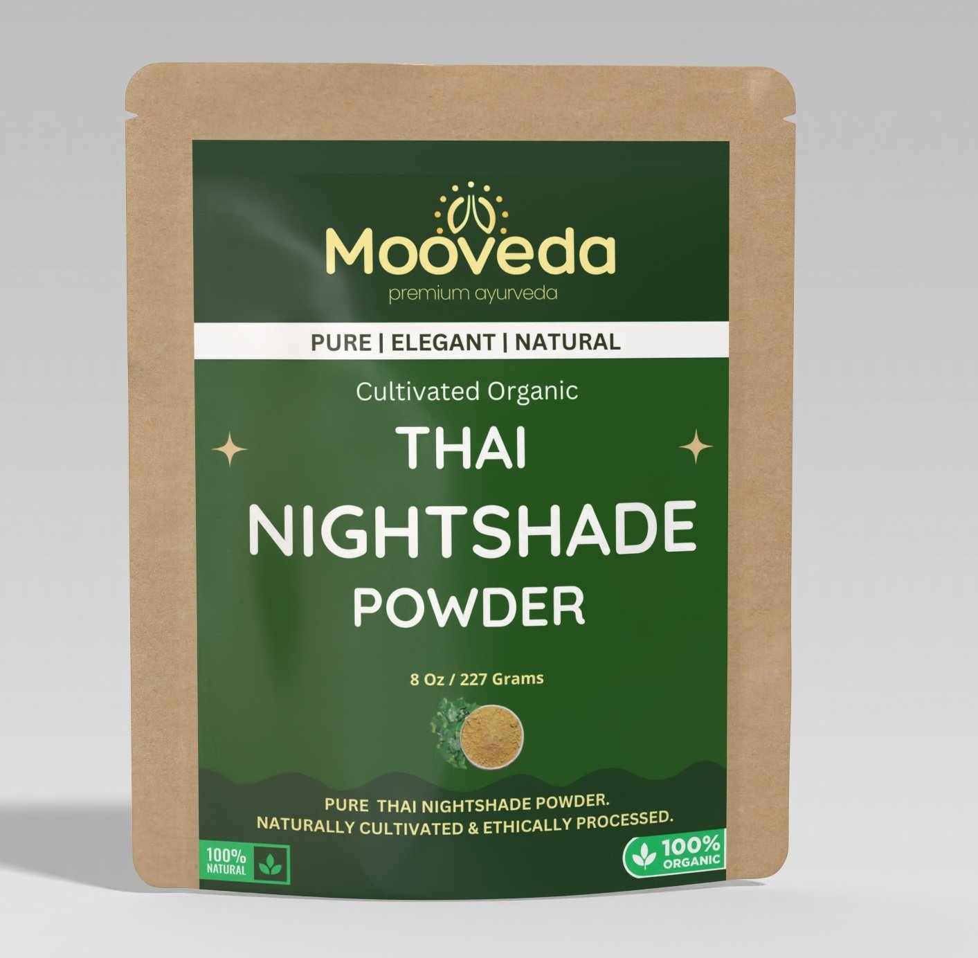 Thai Nightshade Powder / Thoothuvalai Ilai Podi - Mooveda